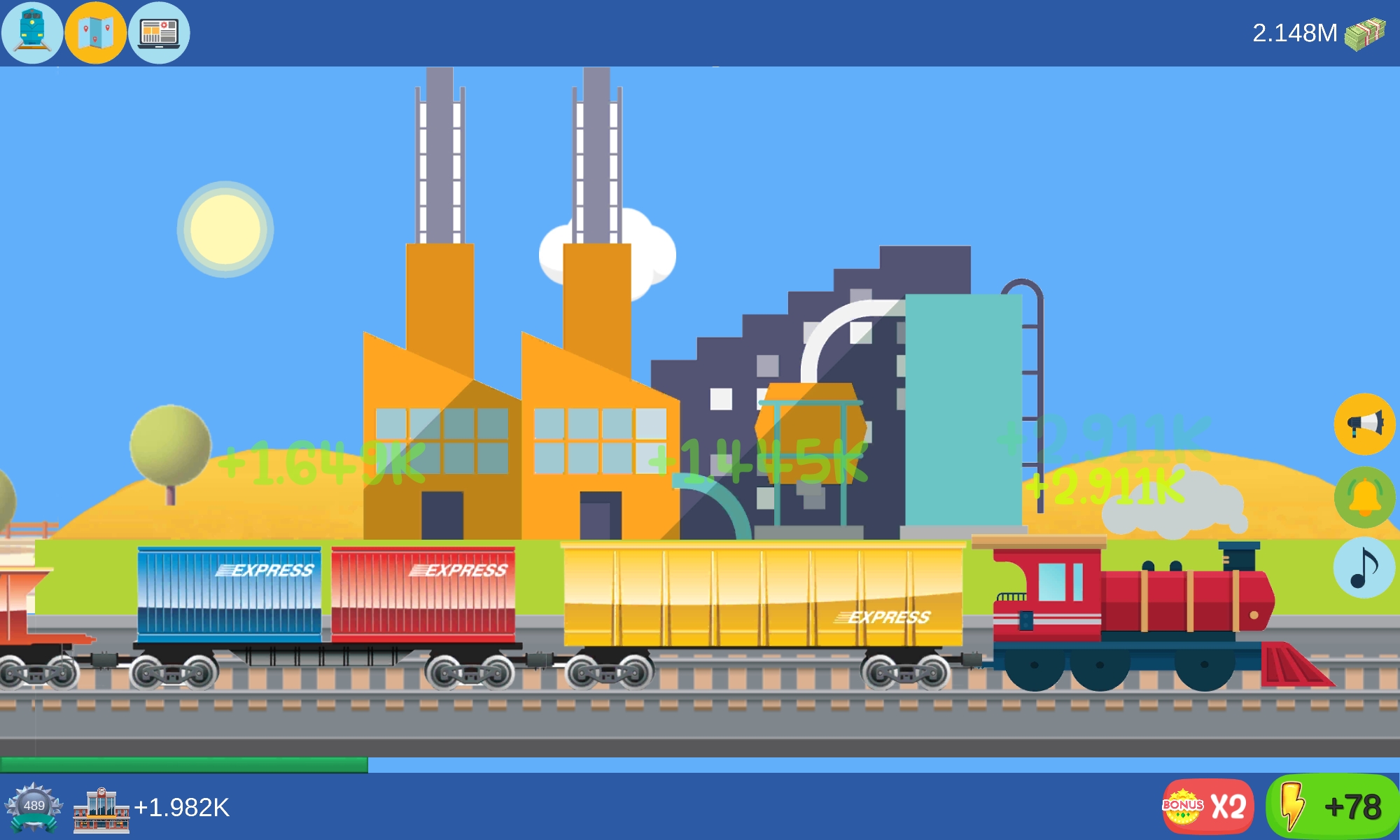 Idle Train Tycoon (New Game) | 3583 Bytes