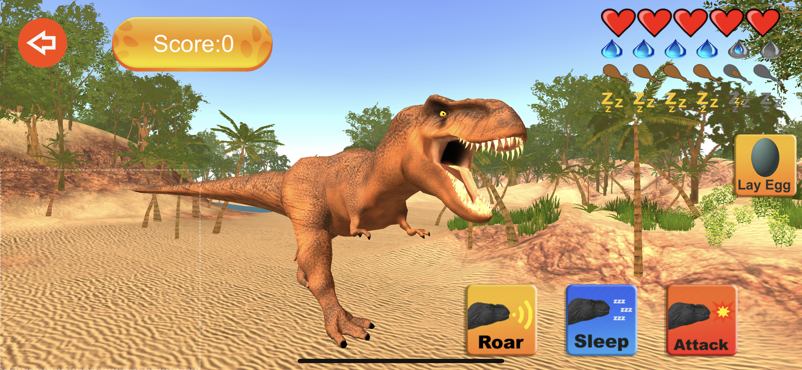 Dinosaur Sim Update Live | 3583 Bytes